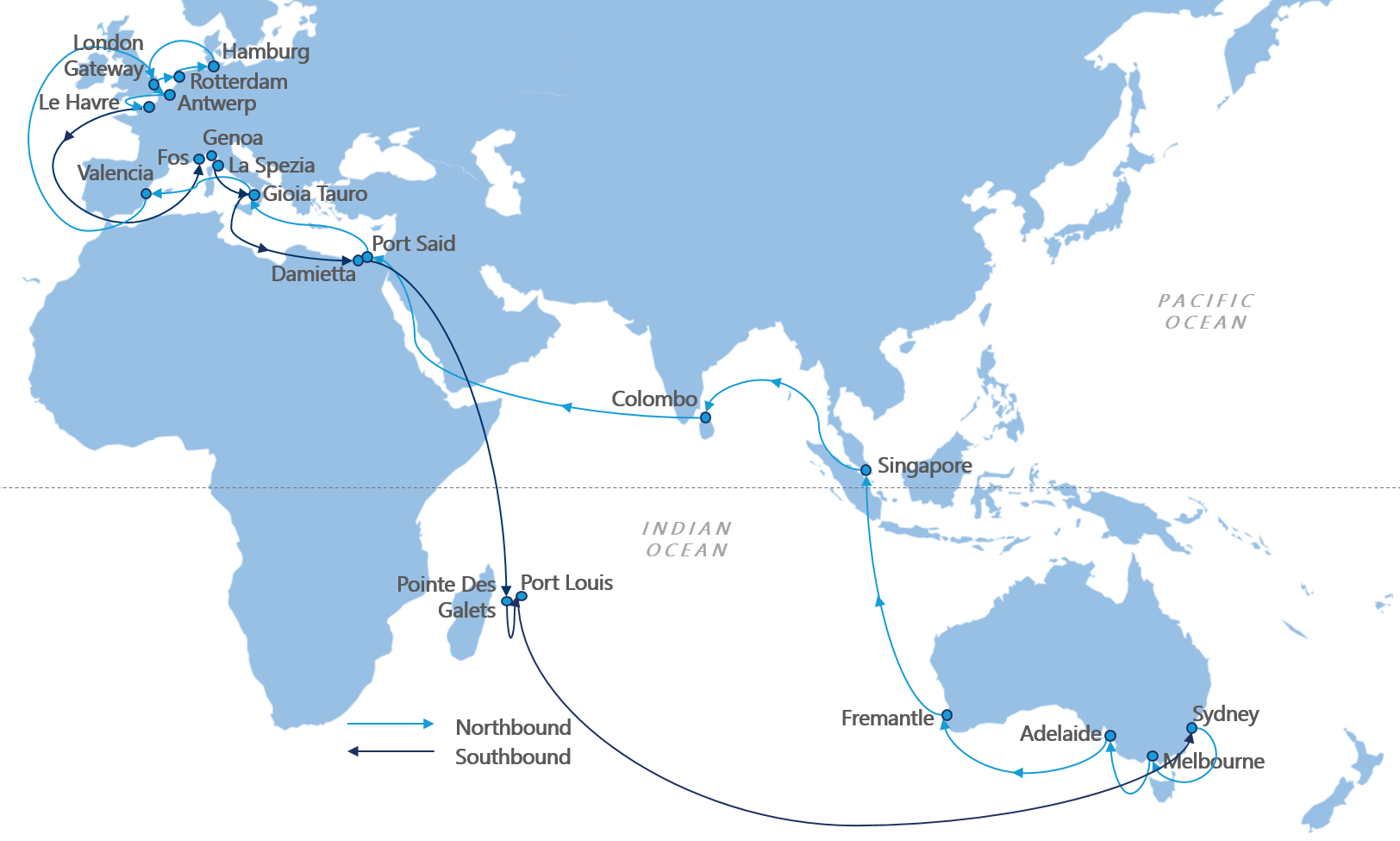 MSC/AEX – CMA/NEWMO Southbound - Flinders Port Holdings